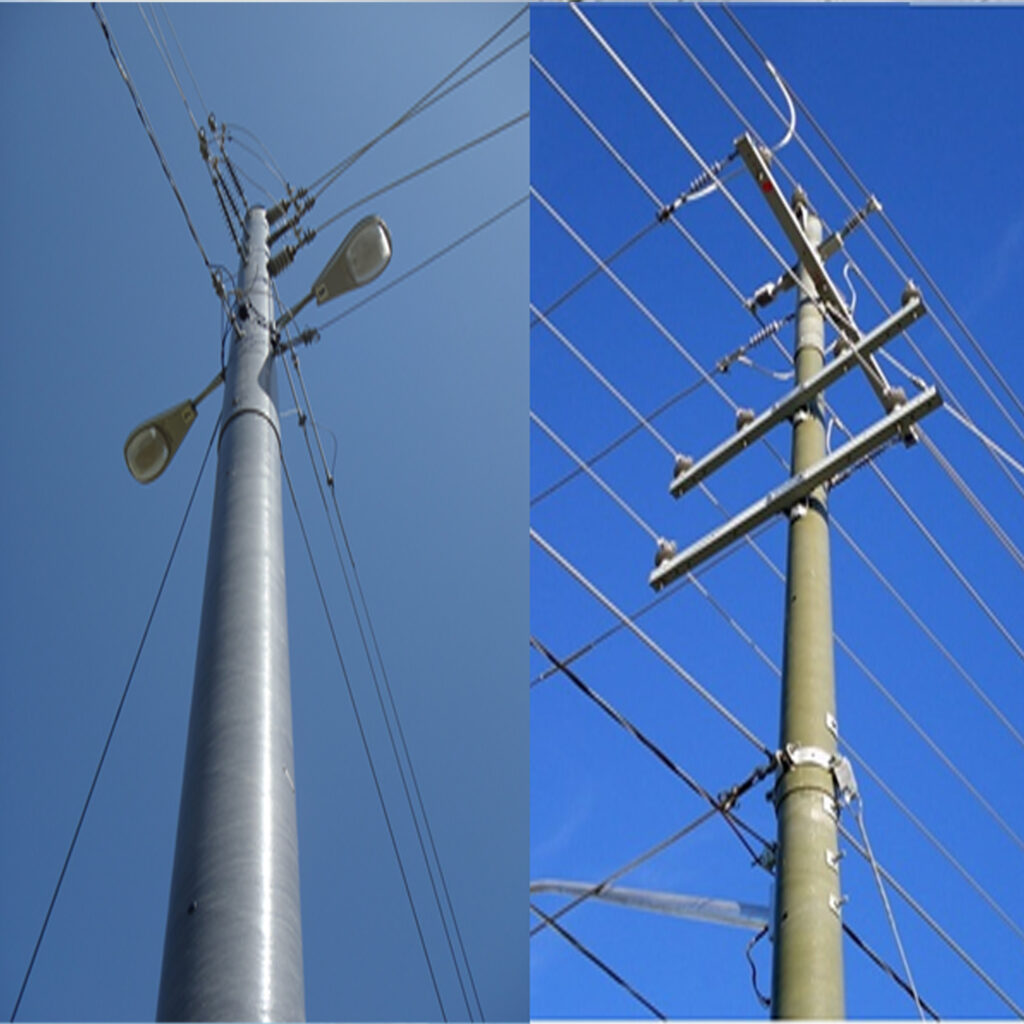 Postes FRP de Media y Baja Tensión – Metalur